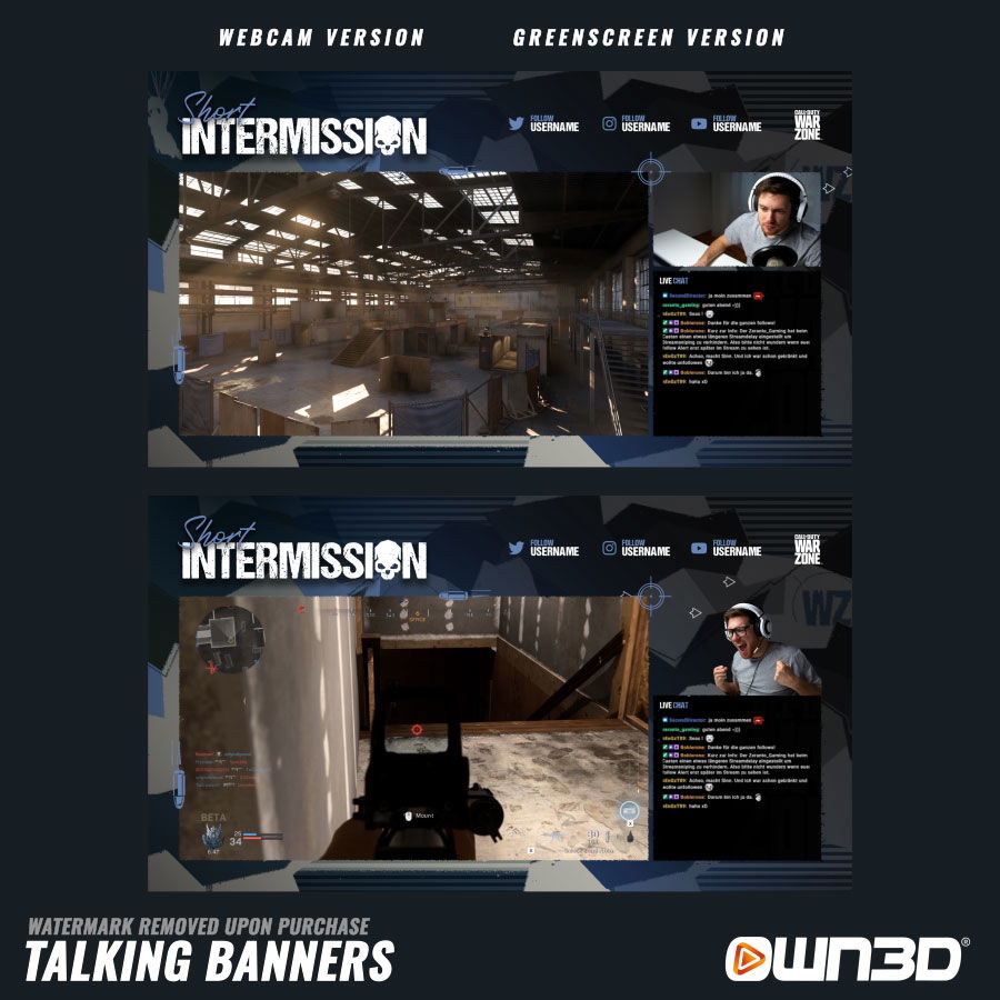 Tube Talking Banner - #1 Shop for Streamers | OWN3D
