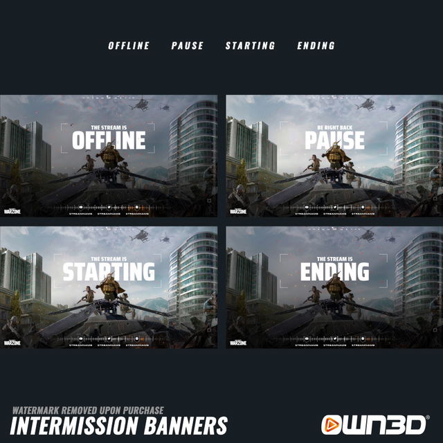 Sniper Intermission Banner - #1 Shop for Streamers | OWN3D