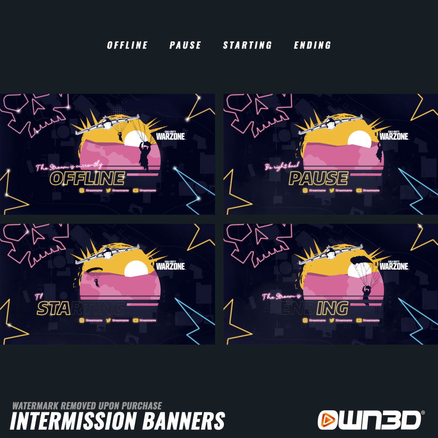 Raven Intermission Banner - #1 Shop for Streamers | OWN3D