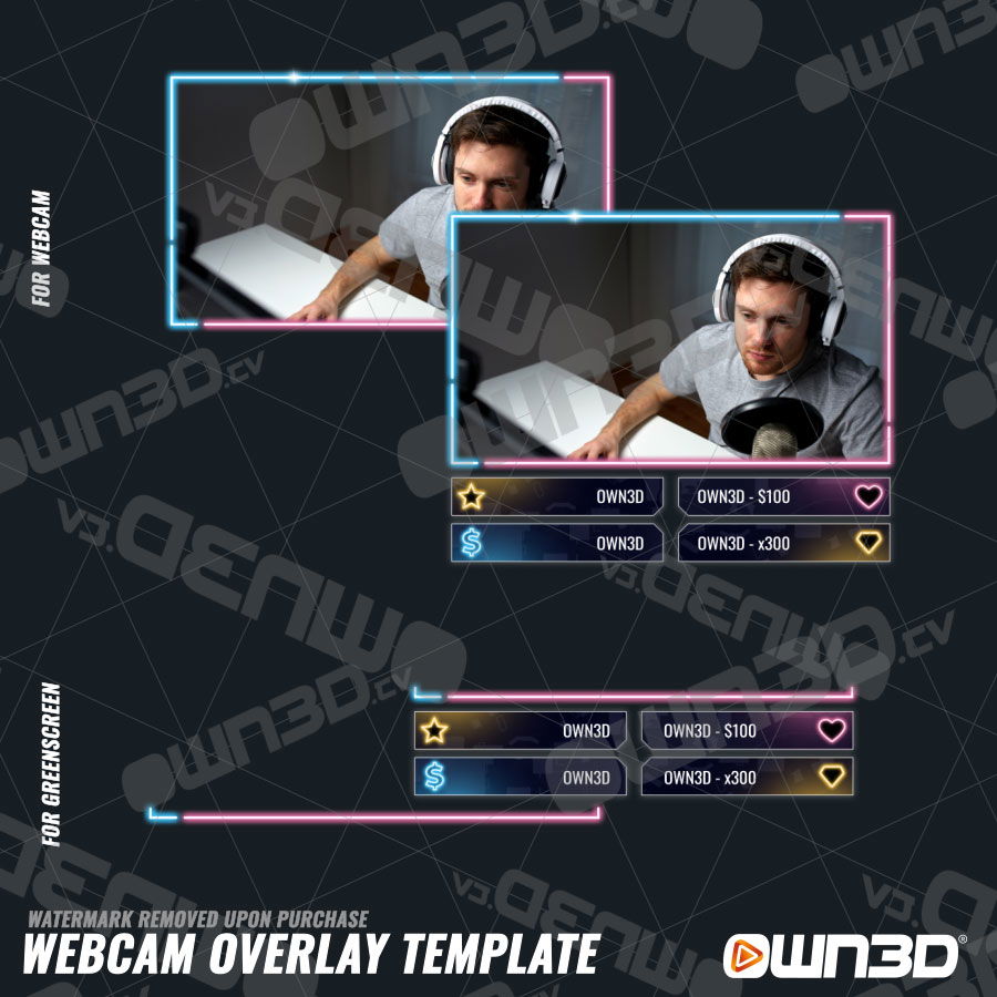 Equalizer Webcam Overlays - #1 Shop for Streamers | OWN3D