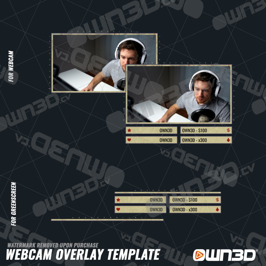 HighRoller Webcam Overlays - #1 Shop for Streamers | OWN3D
