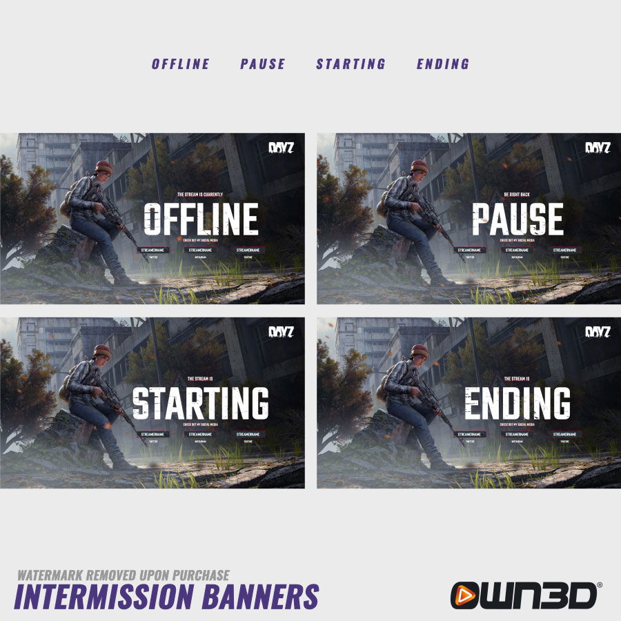 DAYZ Infected Intermission Banner - #1 Shop for Streamers | OWN3D