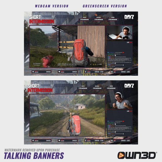 DAYZ Infected Talking Banner - #1 Shop for Streamers | OWN3D