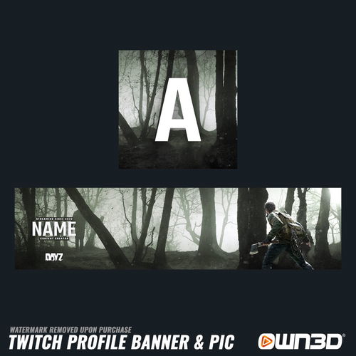 DAYZ Infected Twitch Profile Banner - OWN3D