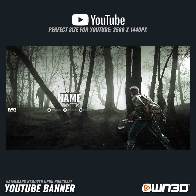 DAYZ Livonia YouTube Banner - Loja #1 para Streamers | OWN3D
