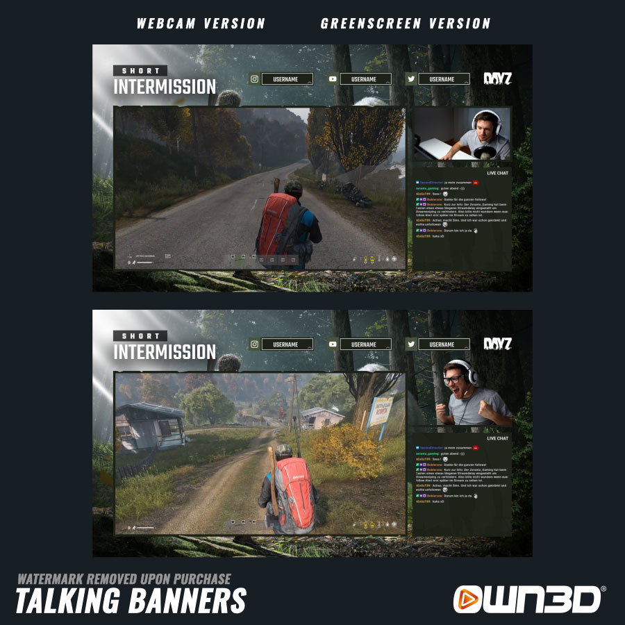 DAYZ Infected Talking Banner - #1 Shop for Streamers | OWN3D