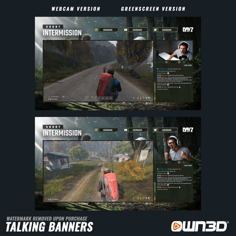DAYZ Infected Talking Banner - #1 Shop for Streamers | OWN3D