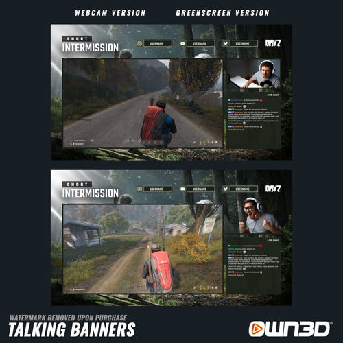 DAYZ Livonia Chat Overlay / Screen / Banner - OWN3D