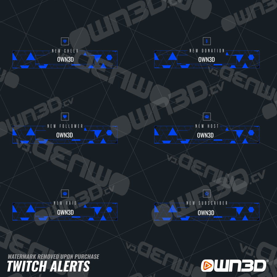 Black White Twitch Alerts - #1 Shop for Streamers | OWN3D