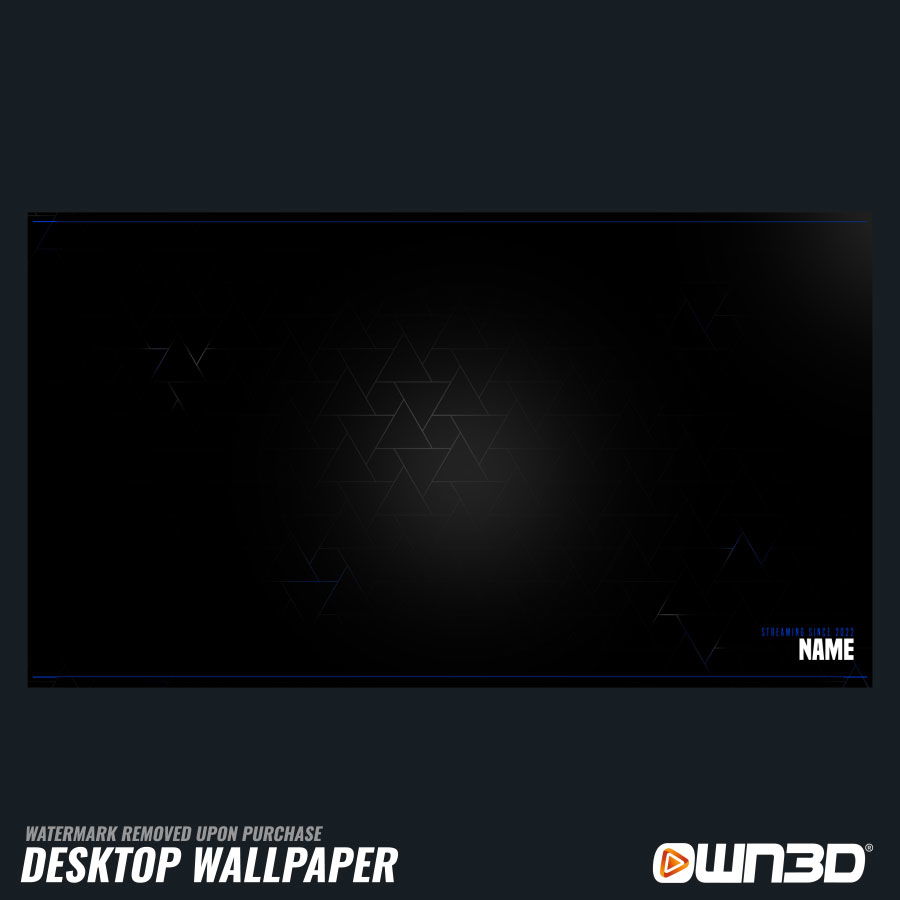 Minimal Blue Desktop Wallpaper - OWN3D