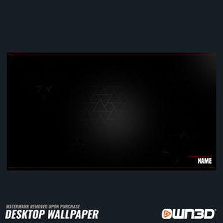 Minimal Red Desktop Wallpaper - OWN3D