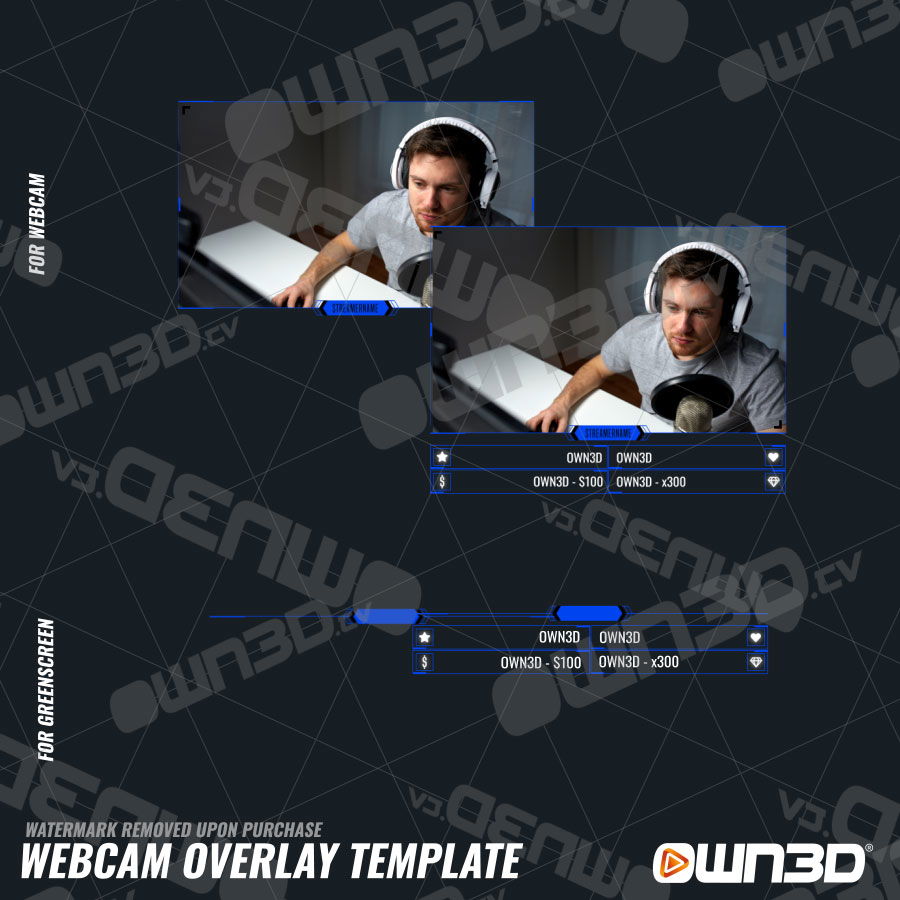 Minimal Webcam Overlays - #1 Shop for Streamers | OWN3D