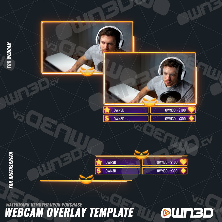 Raven Webcam Overlays - #1 Shop for Streamers | OWN3D