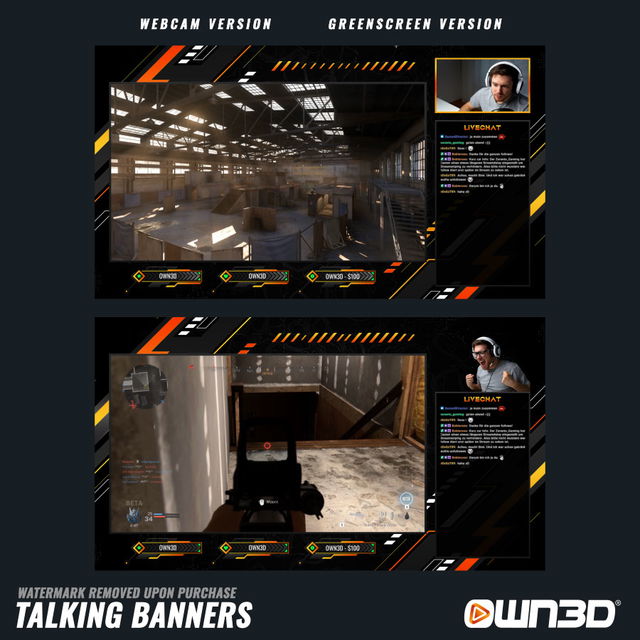 Hallow Talking Banner - #1 Shop for Streamers | OWN3D