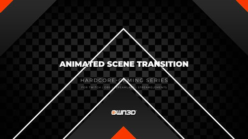 Hardcore Gaming Twitch Scene Stinger Transitions - OWN3D