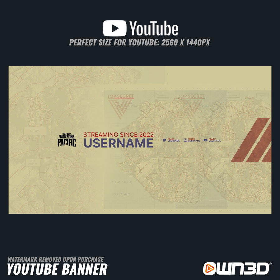 Pirate YouTube Banner - #1 Shop for Streamers | OWN3D