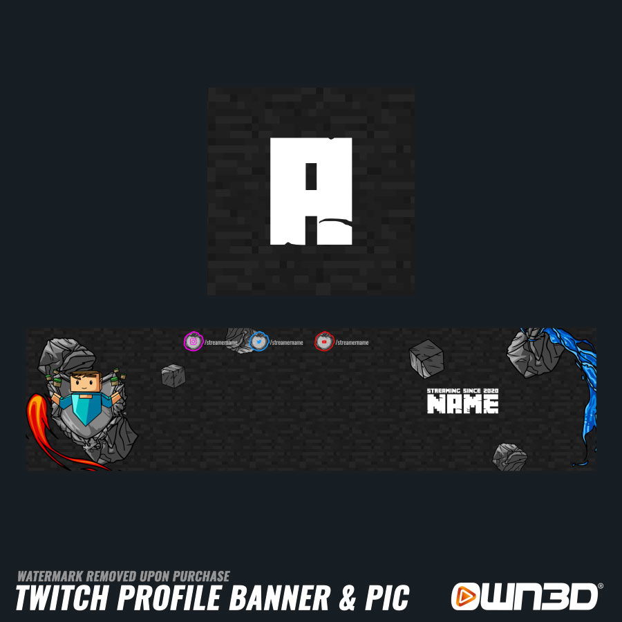 Craft Twitch Profile Banner - OWN3D