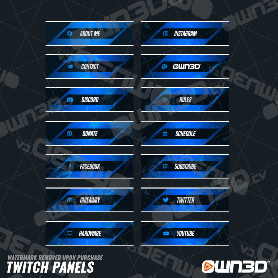 Crossfire Twitch Panels - OWN3D