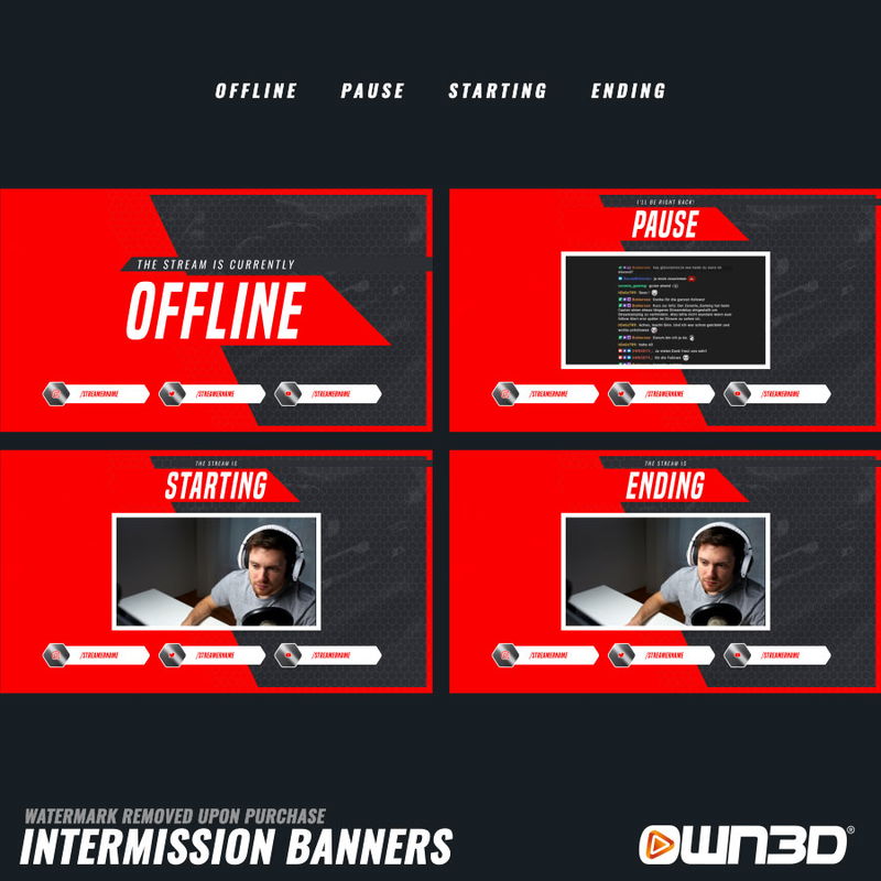 Nuke Intermission Banner - #1 Shop for Streamers | OWN3D