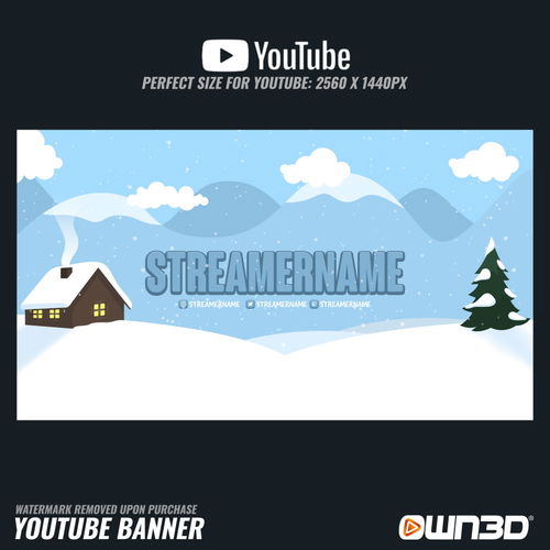 Frost Banners de YouTube - OWN3D