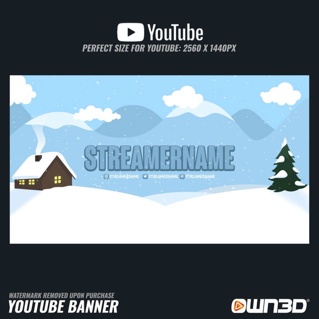 Frost Banners de YouTube - OWN3D