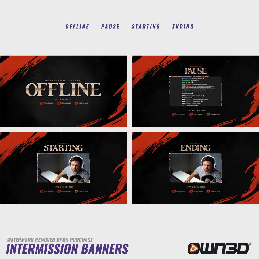 HighRoller Intermission Banner - #1 Shop for Streamers | OWN3D