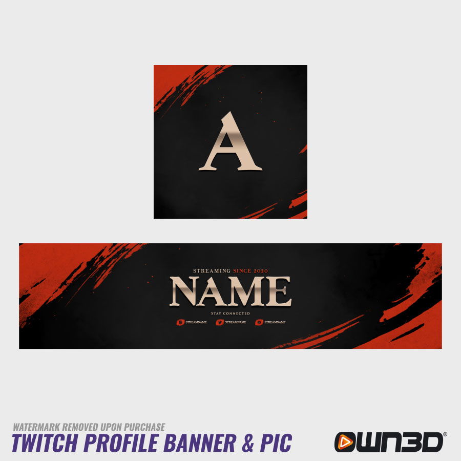 Titan Twitch Profile Banner & Picture - #1 Shop for Streamers | OWN3D