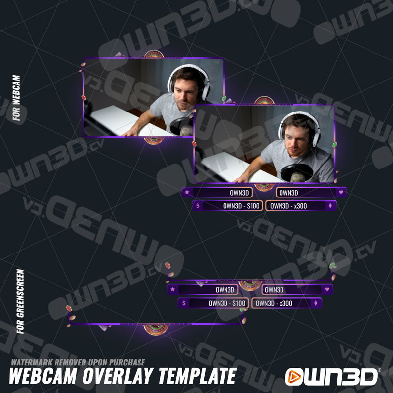 Craft Webcam Overlays - #1 Shop for Streamers | OWN3D