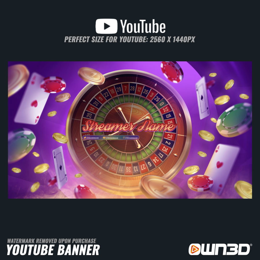 Craft YouTube Banner - #1 Shop for Streamers | OWN3D