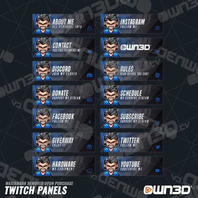 Jason Twitch Panels - OWN3D