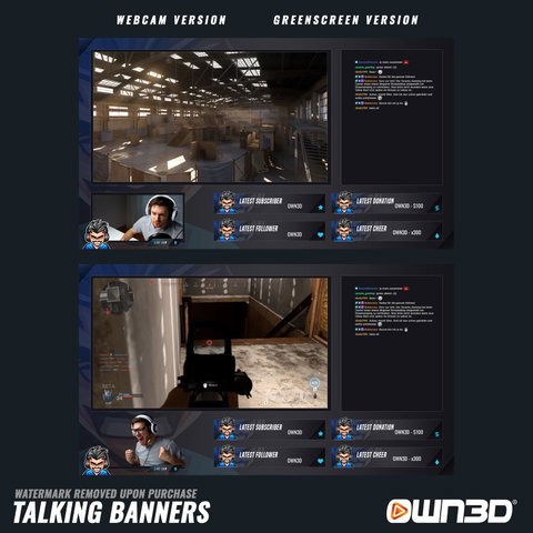 Jason Chat Overlay / Screen / Banner - OWN3D