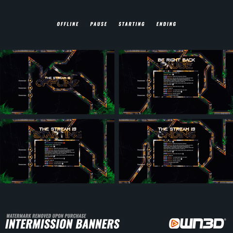 Hardcore Gaming Intermission Banner - #1 Shop for Streamers | OWN3D