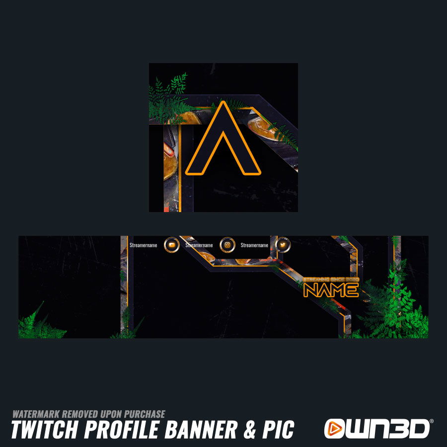 Hardcore Gaming Twitch Profile Banner & Picture - #1 Shop for Streamers ...
