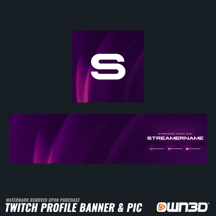 Minimalisticcircle Twitch Profile Banner - OWN3D