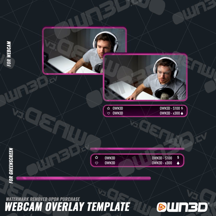 Minimalisticcircle Webcam Overlays - OWN3D