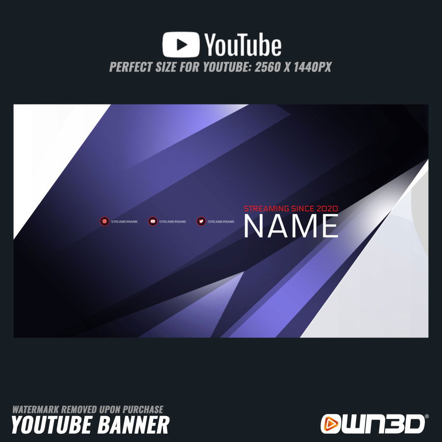 Overtaker YouTube Banner - OWN3D