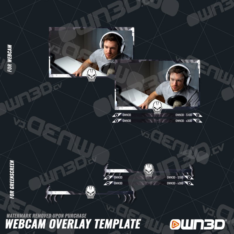 Skull Trooper Webcam Overlays - OWN3D