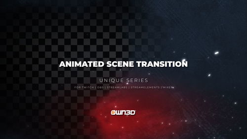 Unique Red Twitch Scene Stinger Transitions - OWN3D