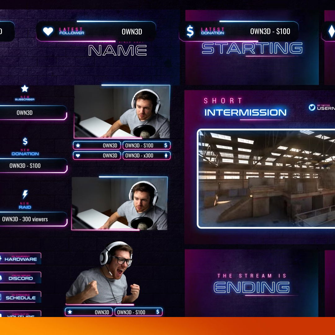 Neon Desktop Wallpaper - #1 Shop for Streamers | OWN3D