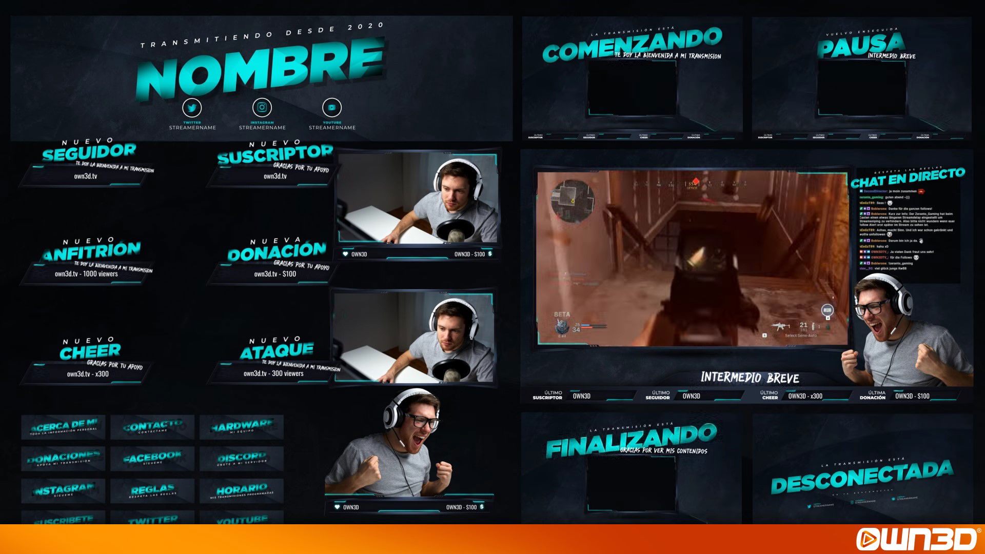 Modern Package - #1 Shop for Streamers | OWN3D