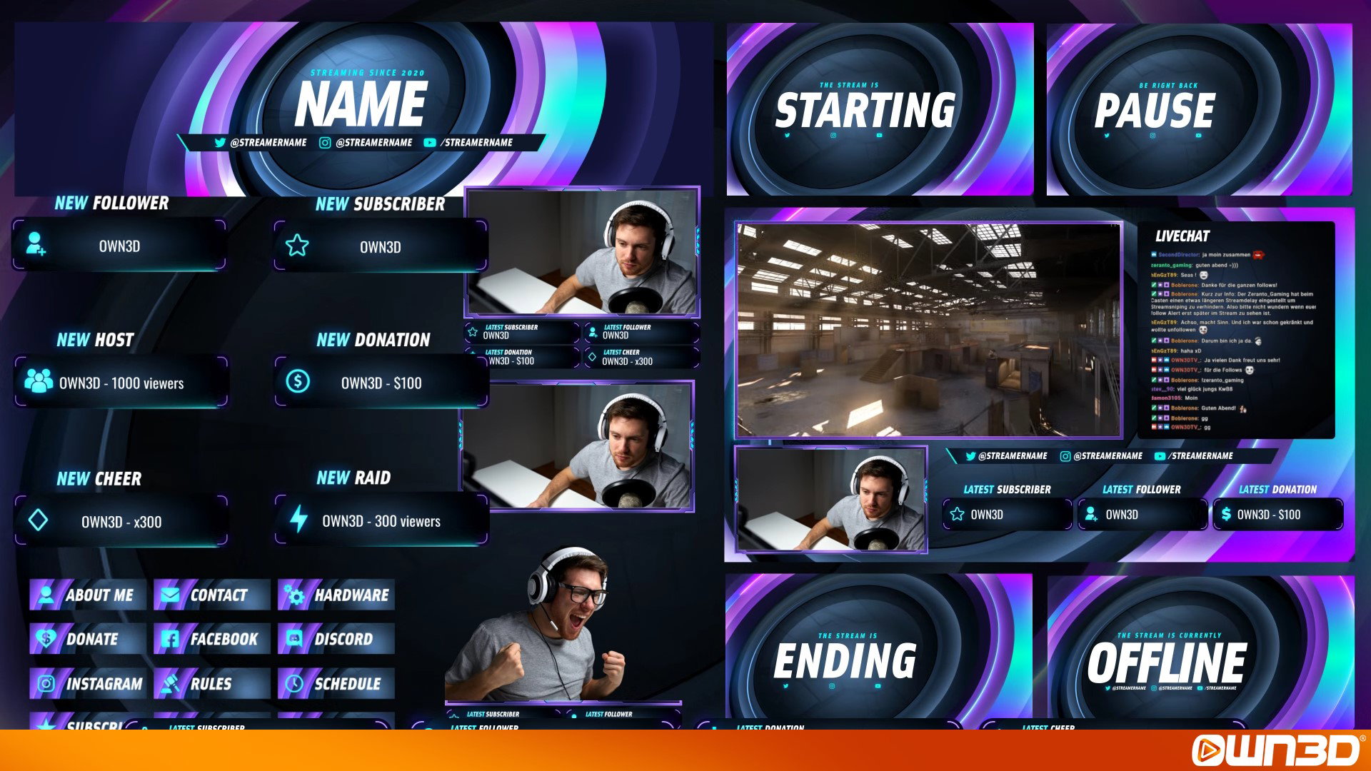 Pack Nexus - Boutique n° 1 pour les Streamers | OWN3D
