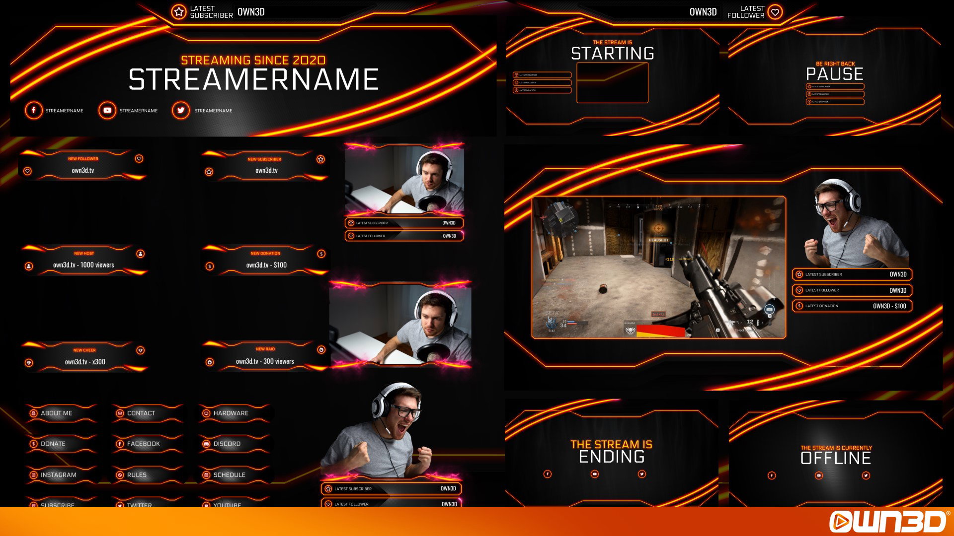 Omega Package - #1 Shop for Streamers | OWN3D
