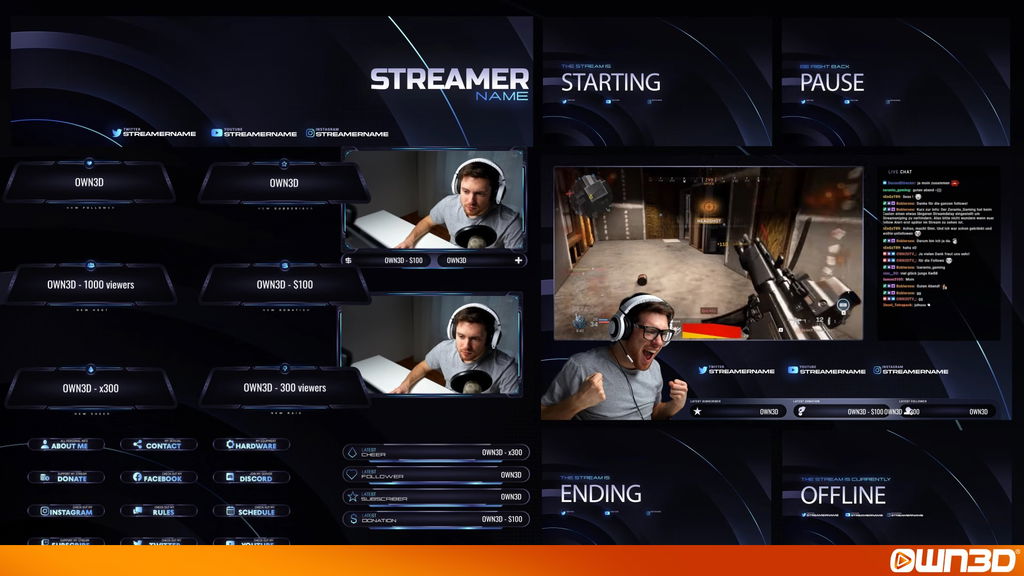 Prime Package - #1 Shop for Streamers | OWN3D