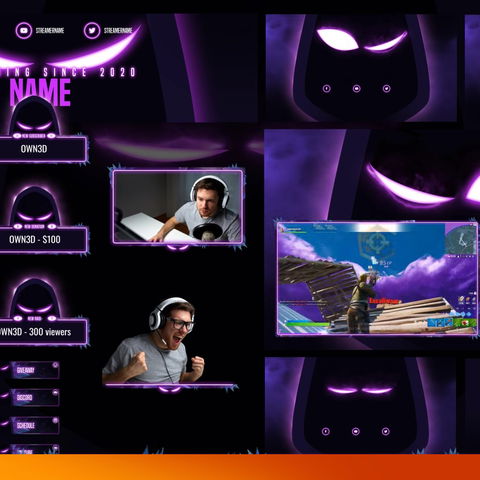 Raven Webcam Overlays - #1 Shop for Streamers | OWN3D