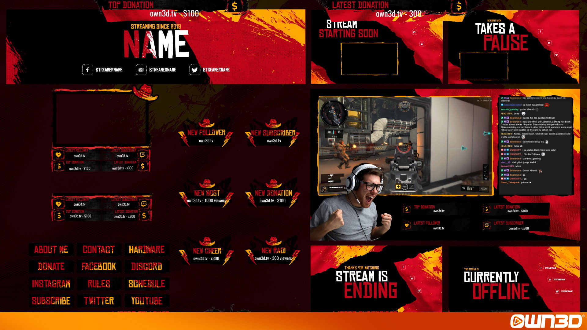 Red Dead Package - #1 Shop for Streamers | OWN3D