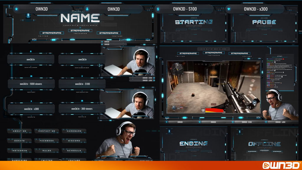 Tube Package - #1 Shop for Streamers | OWN3D