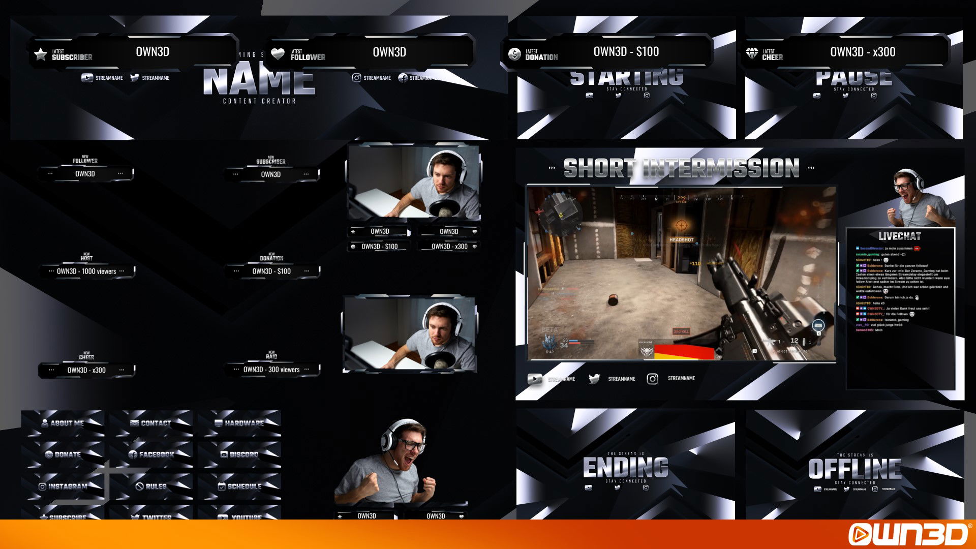 Pack Venin - Boutique n° 1 pour les Streamers | OWN3D