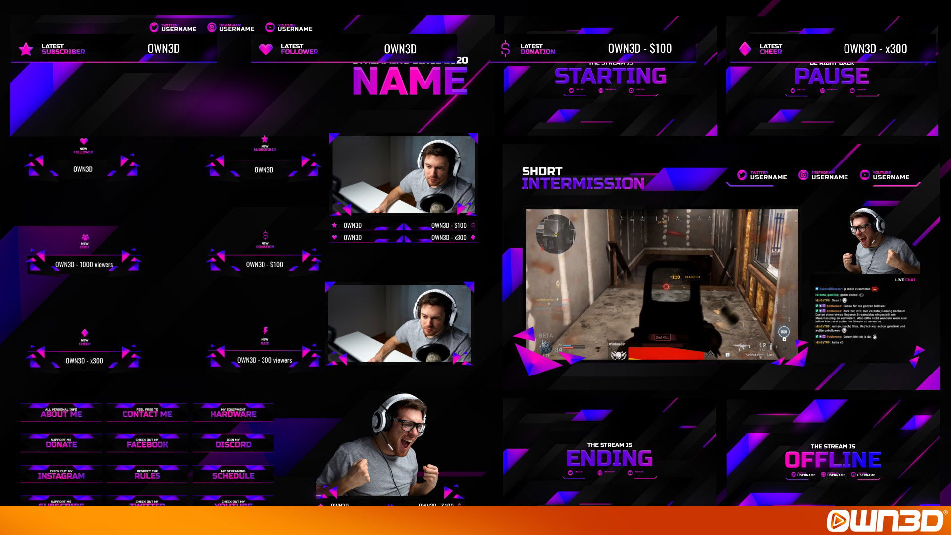 Zenith Package - #1 Shop for Streamers | OWN3D