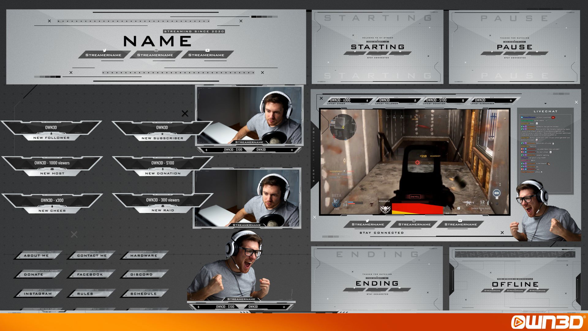 Inspire Package - #1 Shop for Streamers | OWN3D