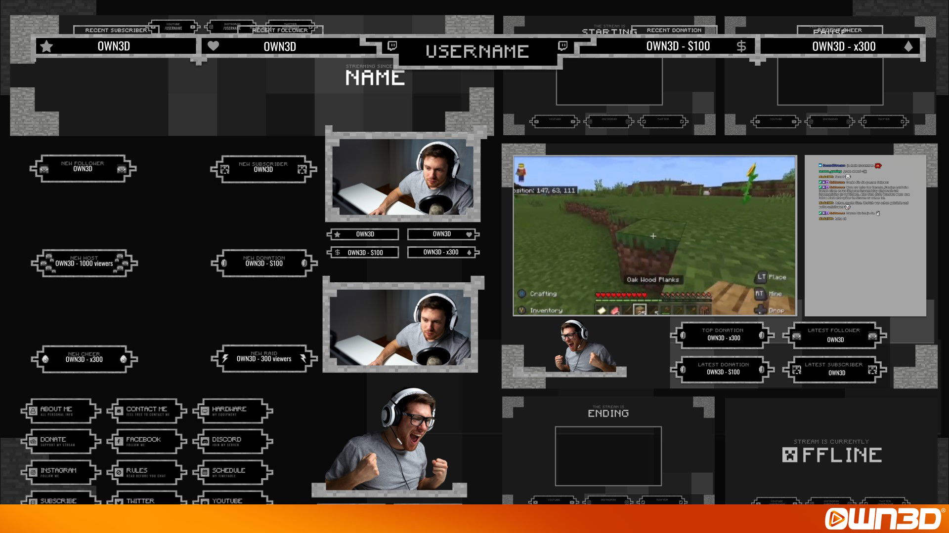 Paquete Abyss - La tienda para Streamers Nº1 | OWN3D